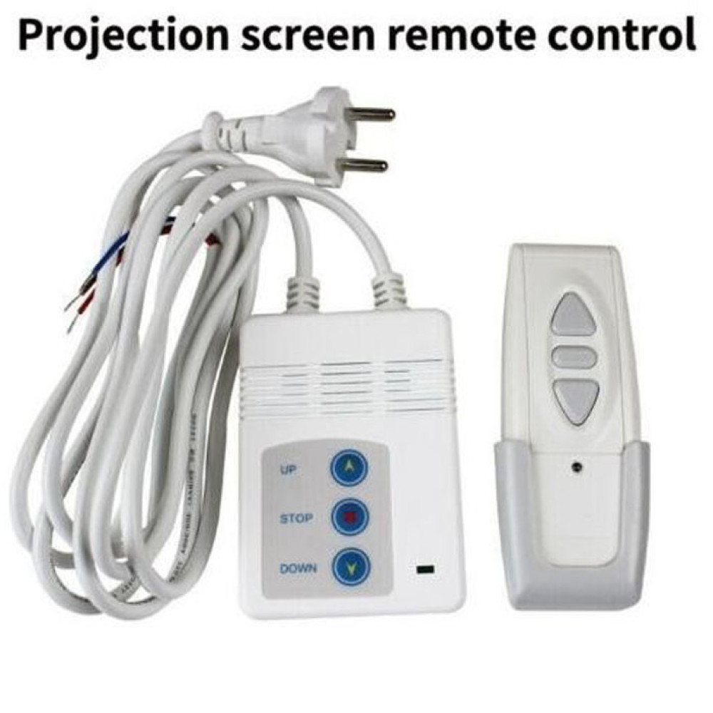 Remote Layar Proyektor Receiver Screen Projector Set